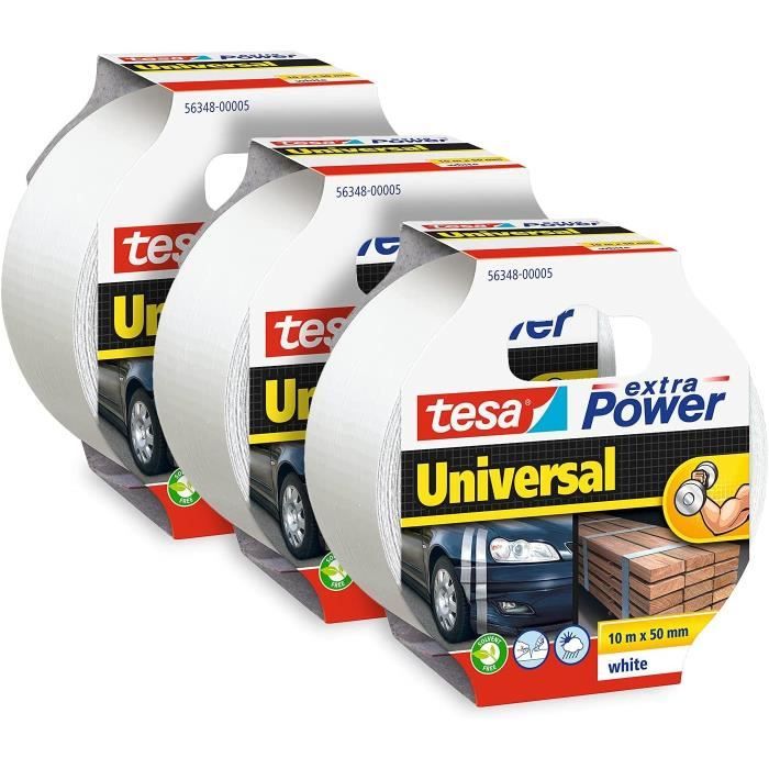 LIWI-tesa extra Power Universal - Lot de 3 - Ruban Adhésif Toilé pour ...