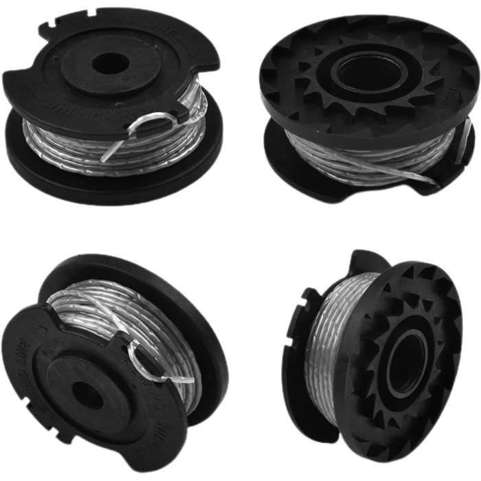 Lot de 4 bobines de rechange pour débroussailleuse Bosch 18 V EasyGrassCut 23 26 18 18-230 18 ...