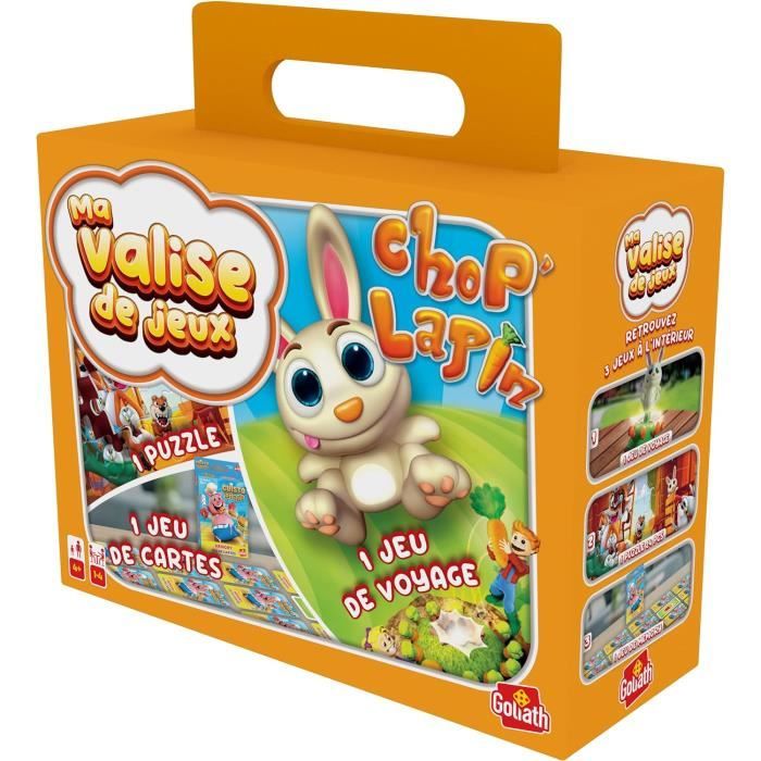 Valisette Multi-Jeux Chop' Lapin - Jeu De Société Enfants - A Partir De ...