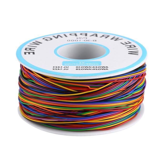 250m 8 Fils 30AWG Rouleau De Câble Electrique De Cuivre Etamé Isolant ...
