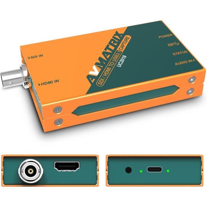 Carte de capture - GENERIC - EUUC2018 - 1080P60 - SDI et HDMI - USB 3.0 ...
