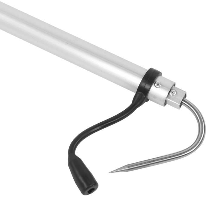 Crochet de Gaffe de Pêche Télescopique en Acier Inoxydable Attirail de ...