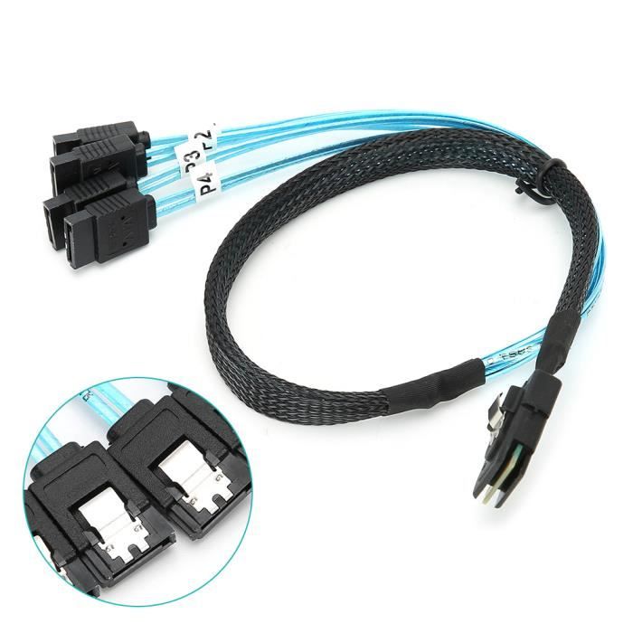 Câble E-Sata Mini Sas G0101 36P Sff-8087 À 4Sata Ligne De Données De ...