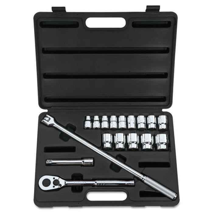 Vtc 17 Piece Socket Sets, 1-2 in, 12 Point AR7NL Taille-M - Cdiscount Auto