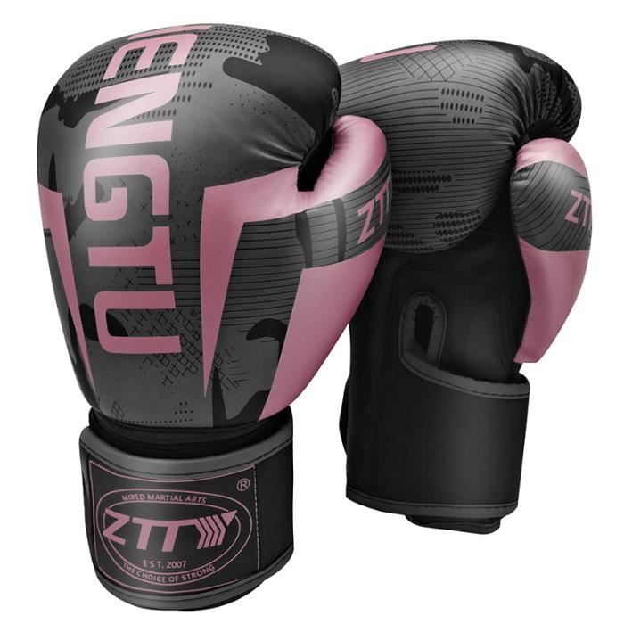 Ztty Gants De Boxe Pour Hommes Et Femmes Karaté Muay Thai Guantes De ...