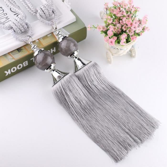 EMBRASSE - CROCHET - CORDON OHP 2pcs Embrasse houppe Attache Rideau ...