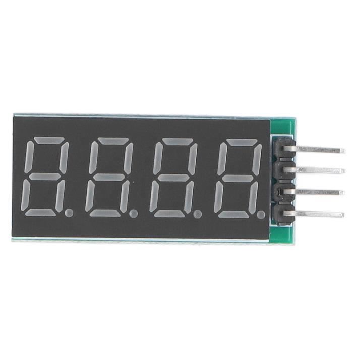 Qiilu Module d'affichage à 4 chiffres Module d'affichage à LED de ...