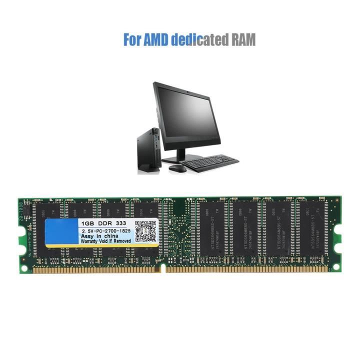 LEX 1G Mémoire DDR Ram, Module Mémoire 333 MHz pour AMD Dedicated RAM ...
