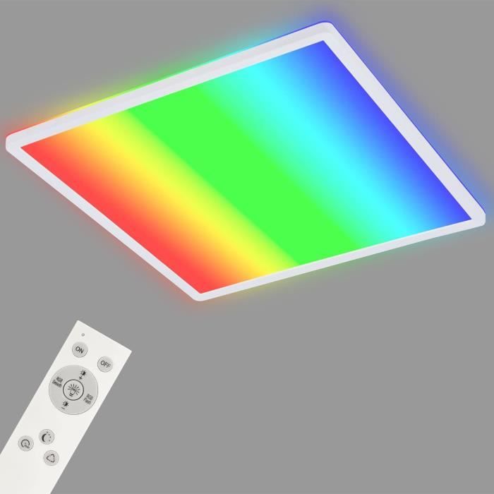 Plafonnier Smart Led, Couleurs Colorées Rgb, Effet D'Éclairage Indirect ...