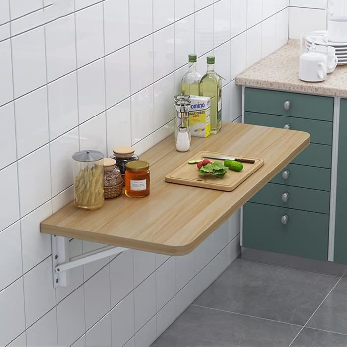 Table Pliante Pour Petite Cuisine, Table Murale Rabattable, Table ...