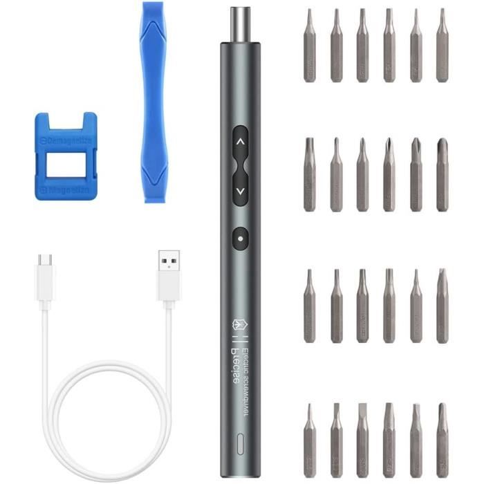 Visseuse Électrique 28 En 1 Tournevis Haute Capacité Multi-Accessoires ...