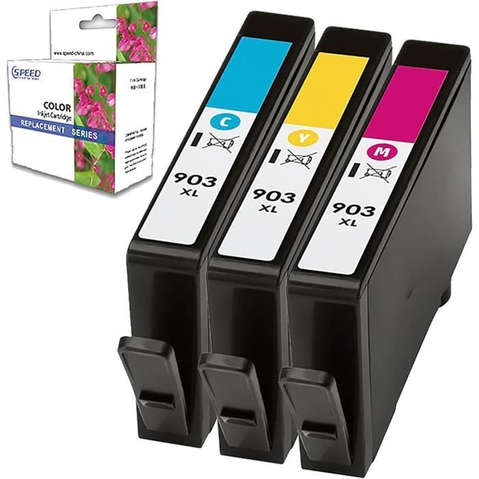 Cartouche Compatible Pour Hp 903 Xl 903Xl Couleur Imprimante Officejet ...