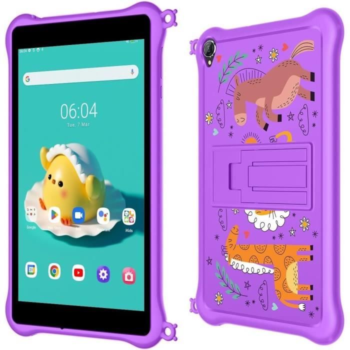 Tab 5 Kids Tablette Android 12, 8 Pouces Avec Écran Hd+ Ips, Quad-Core ...