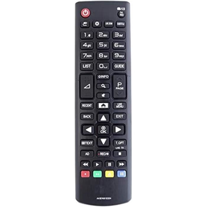 New Akb74915324 Télécommande Pour Lg Tv 433Mhz Télécommande Télévision ...