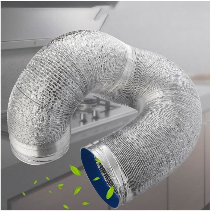Tuyau D'Evacuation D'Aeration Flexible En Aluminium Conduit D ...