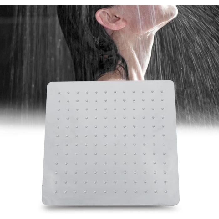 Zoternen Pommeau De Douche Carré Ultra Fin En Acier Inoxydable 12 ...