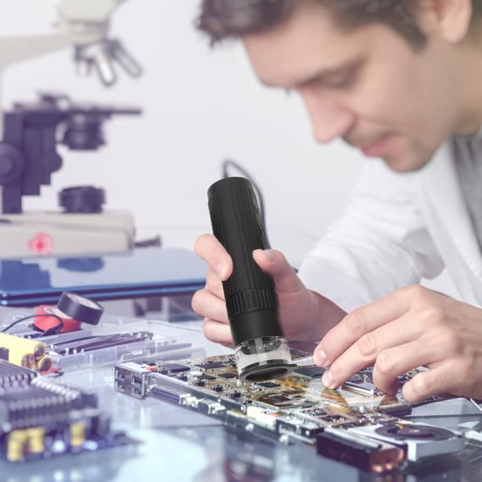 VBESTLIFE Caméra microscope USB Microscope Numérique USB, Grossissement ...