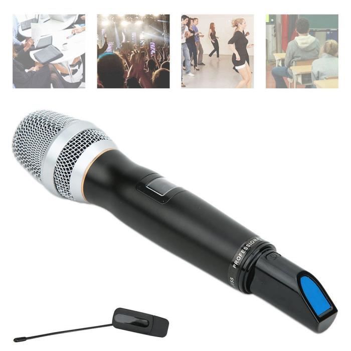 Zerone Microphone de chant Microphone sans Fil USB Micro Antichoc ...