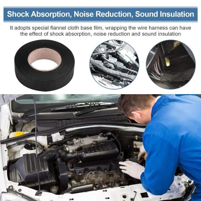 Ruban Adhésif Isolant Noir, Ruban Chiffon de Voiture, Ruban Adhésif ...