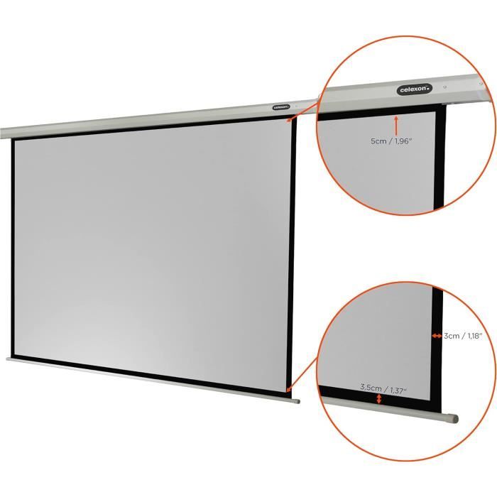 Pariszhuo Écran Motorisé Economy Pour Le Home-Cinéma Et Les ...