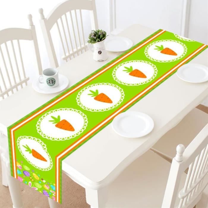 Pâques Chemin De TableChemin De Table Moderne, Lapin L'Œuf De Pâques ...