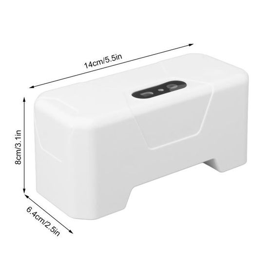 Chasse d'eau automatique infrarouge AKOZON - Rinage Automatique - Blanc ...