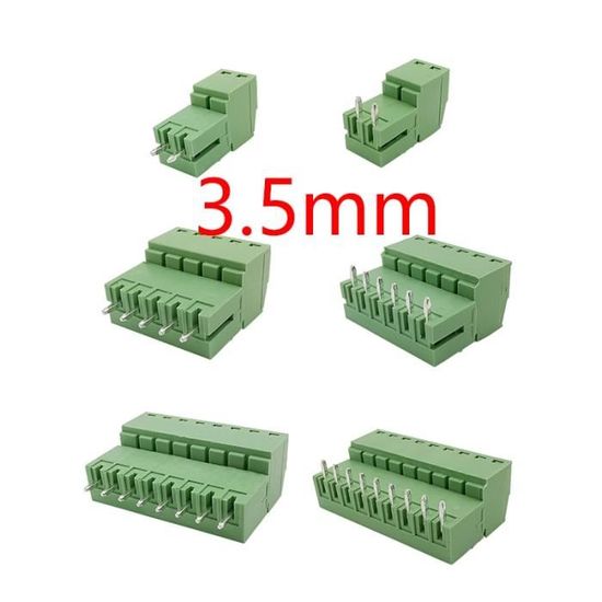 3.5 mm - 4p - Angle droit - Connecteur À Vis Pcb Kf2edg, Bornier À ...