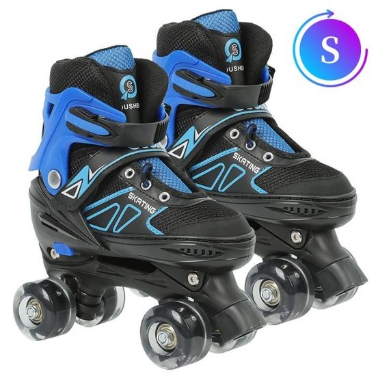 Patins à roulettes YYIXING® - Enfant - Bleu - Taille ajustable ...