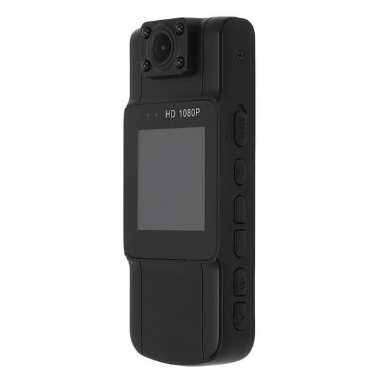 ZJCHAO Caméra corporelle 4K HD Anti Shake Back Clip Magnetic Motion ...