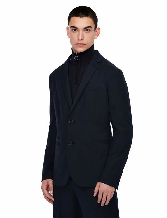 Veste - vareuse - casaque - blazer Armani exchange - ZNJSZ - Texture ...