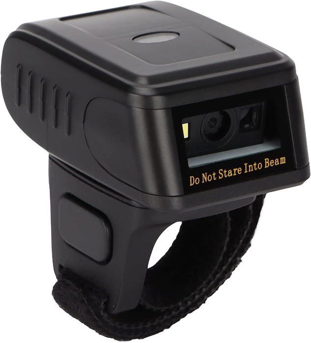 SCANNER- Scanner Noir Portable Mini sans Fil 2.4g Scanner de Code ...