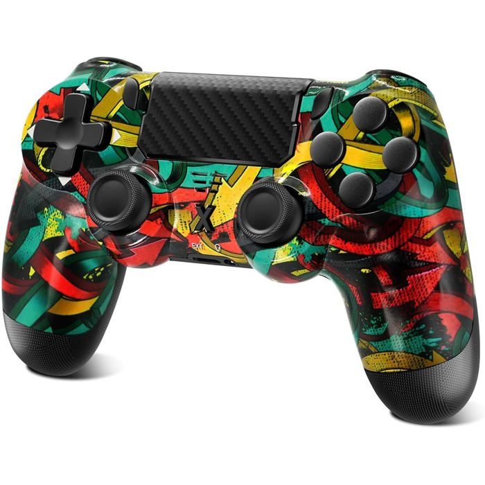 Manette sans fil pour PS4 - EDILIQ - Compatibilité PS4/Pro/Slim/PC ...