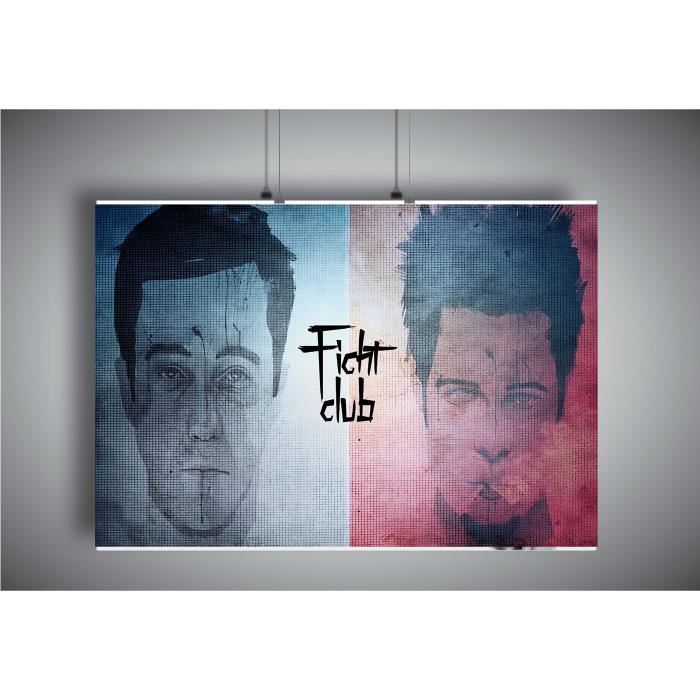 Poster FIGHT CLUB Art - A4 (21x29,7cm) - Cdiscount Maison