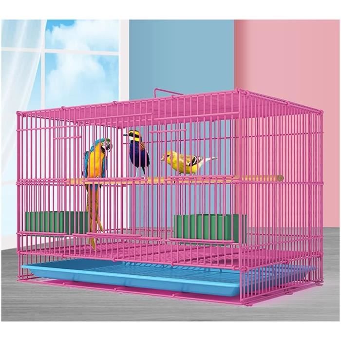 Volière Cage à Oiseaux créative Cage à Oiseaux Rectangle Vol d'élevage ...