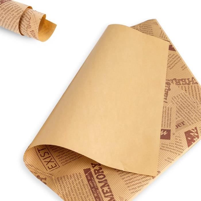 50 Feuilles Papier Emballage Alimentaire Fromage Feuilles de Papier ...