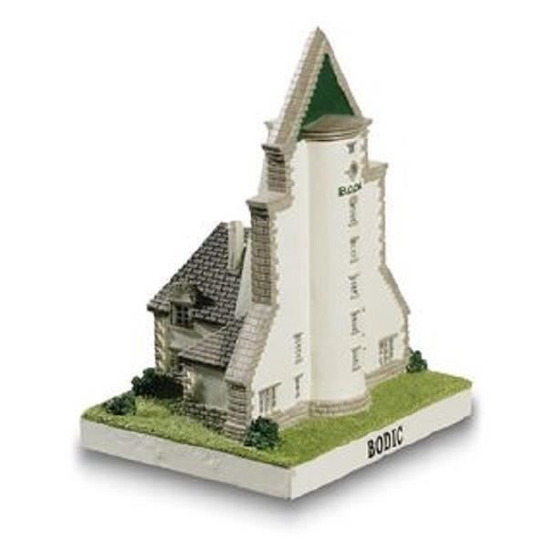 Reproduction resine Phare du bodic Cotes d'Armor 10,5/7,3/6,5 cm ...