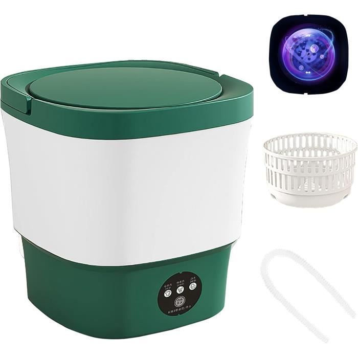 2023 Nouvelle 9L Petite Machine À Laver Pliable Avec Stérilisation Et ...