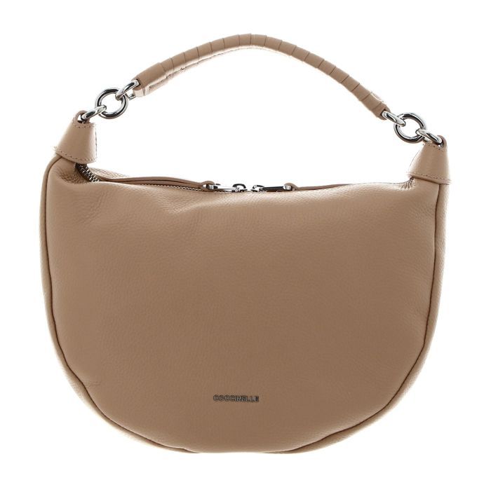 COCCINELLE Sac à main beige en cuir pour femme - Coccinelle Maelody ...