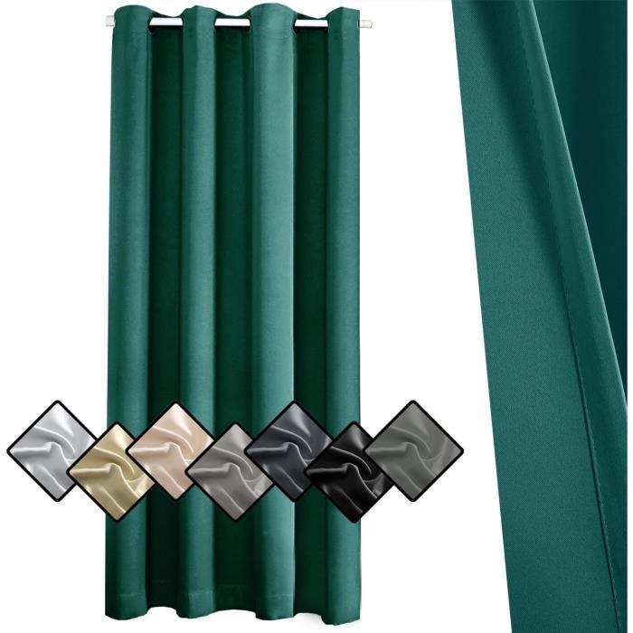 Rideau Salon 300X100Cm, Petit Rideau Occultant, Anti Rétrécissement ...