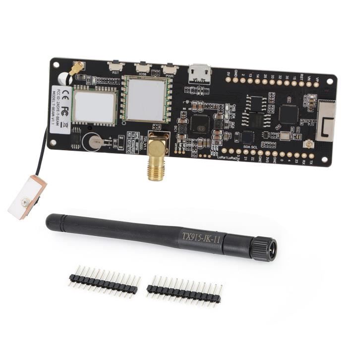 HURRISE Module WiFi Pour LILYGO TBeam ESP32 LoRa 915Mhz Module GPS WiFi ...