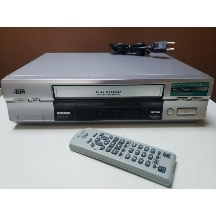 MAGNETOSCOPE JVC HR-V505EF LECTEUR ENREGISTREUR K7 CASSETTE VIDEO VHS VCR + TEL - Cdiscount TV ...