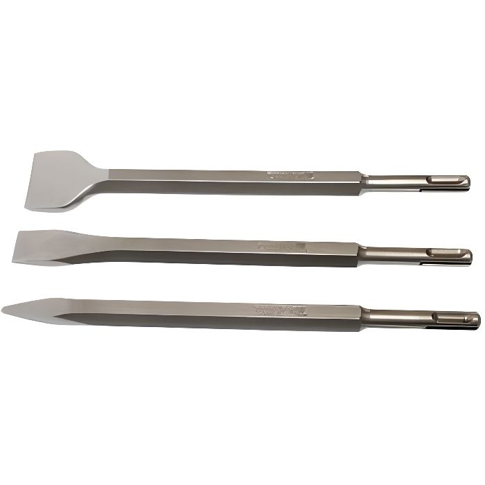 Coffret 3 outils burinage SDS-Plus MAKITA - 1 pointe + 1 burin + 1 ...