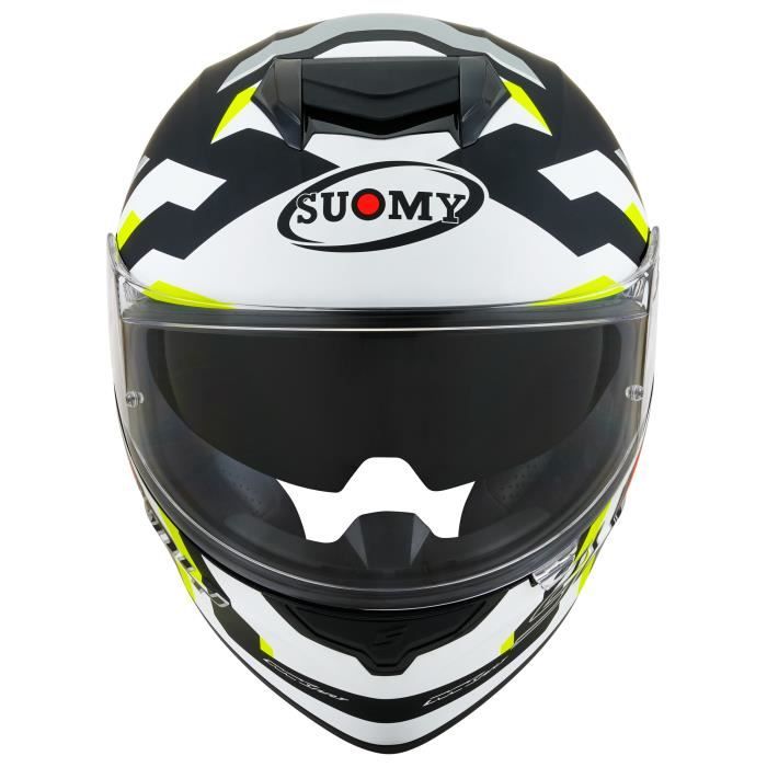 Casque intégral Suomy Stellar - swift matt wht/ylw - S (55/56 cm ...
