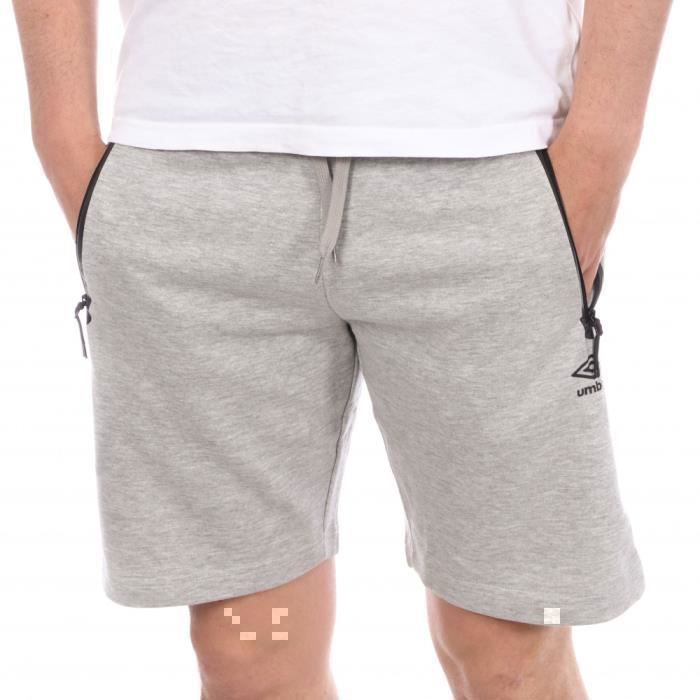 UMBRO Bermuda Basic Bermuda gris Grey - Cdiscount Sport