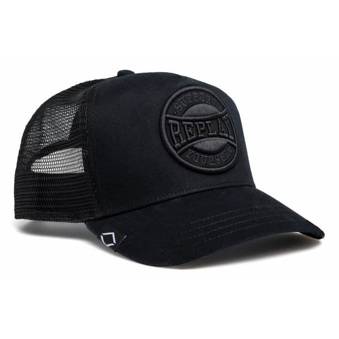 REPLAY Mesh Cap [184540] - cap casquette Black (noir) - Cdiscount Prêt ...