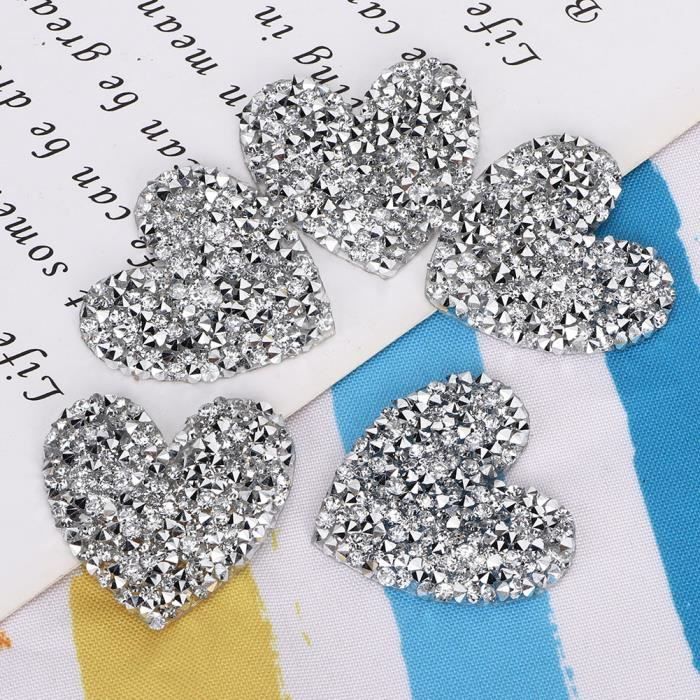 Qqmora 10pcs strass thermocollant patch chaussures accessoires DIY ...