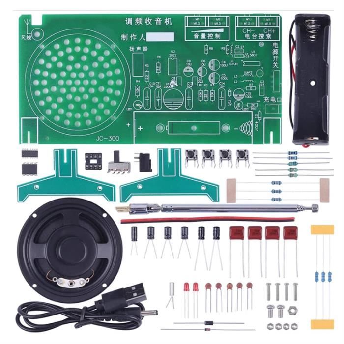 Kit de Bricolage Radio FM RDA5807 RéCepteur Radio FM 87MHz-108MHz ...