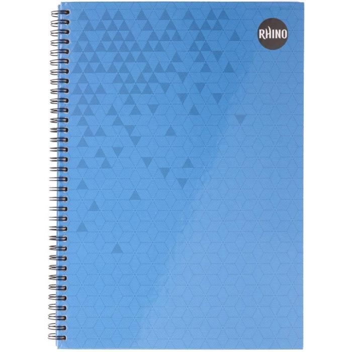 RHINO Cahier-Couverture rigide-Ligné avec double fil 366 - Cdiscount ...