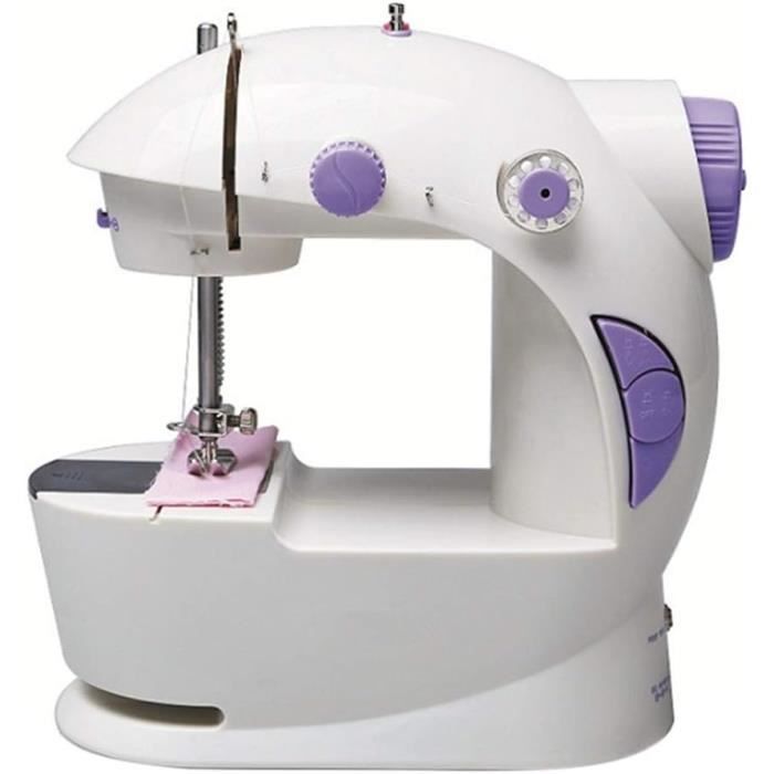 Mini Machine À Coudre Portable Avec Rallonge Table, Réglable Double ...