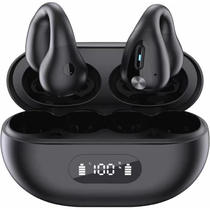 Open Ear Écouteurs Sans Fil Bluetooth Sans Fil À Clip Pour Conduction ...